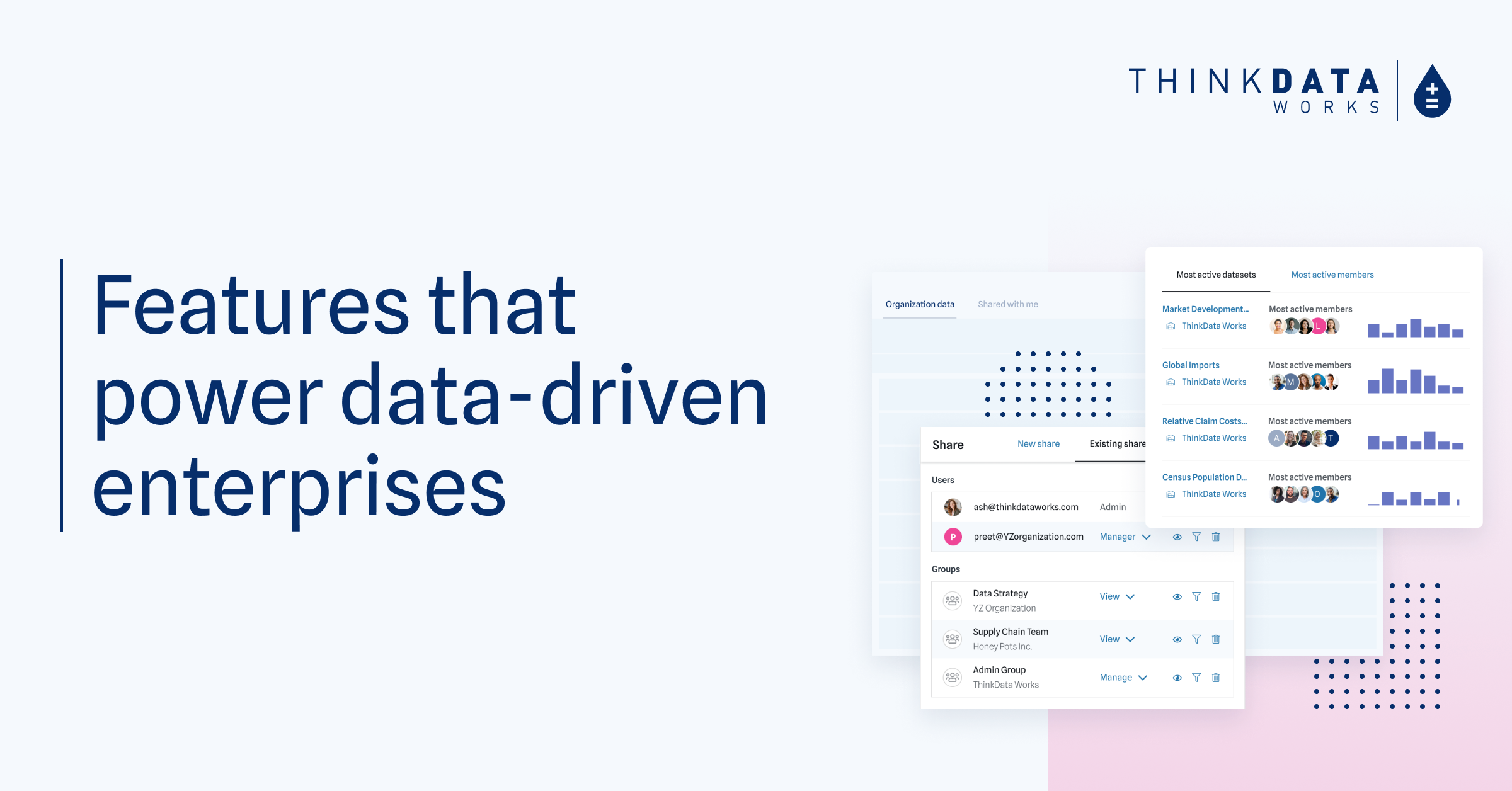 Platform Features | Data Catalog Capabilities | ThinkData Works